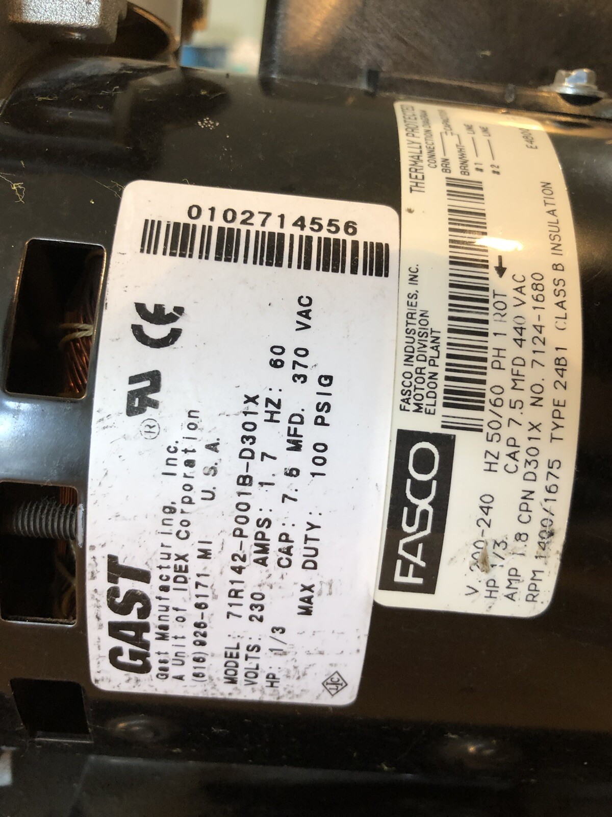 Bomba De Aire Cast Modelo 71R142-P001B-D301X | eBay