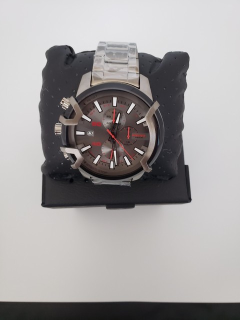 Diesel Griffed Men's Chronograph Gunmetal Tone 48 mm Watch DZ4586 for ...