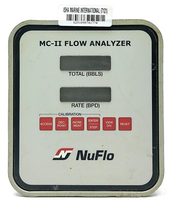 Nuflo MC-II Flow Analyzer 353189 | eBay