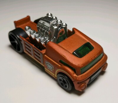 2017 Hot Wheels Satin Orange CRATE RACER Truck EXPERIMOTORS 1/64 ...