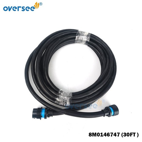 8M0146747 CABLE-LL 30FT For Mercury Outboard Data Cable 14 PIN Low Loss ...
