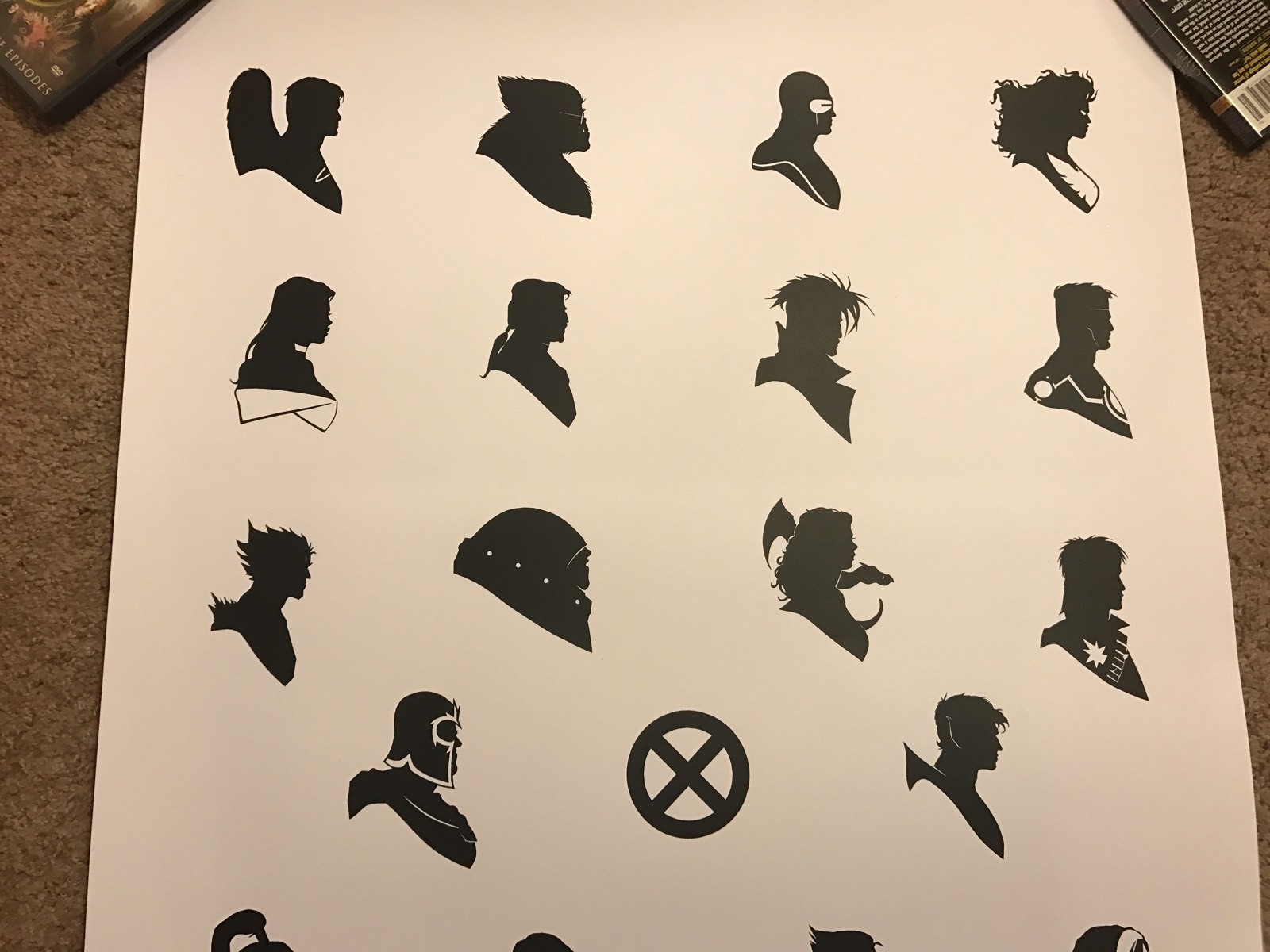 X-Men AZ Print Poster Mondo Movie Marvel Comics Wolverine Uncanny ...