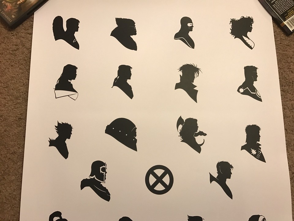 X-Men AZ Print Poster Mondo Movie Marvel Comics Wolverine Uncanny ...