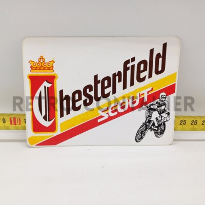 Adesivo Vintage Sticker Aufkleber 80's - Chesterfield Scout Racing RIF ...