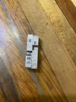 GRAPHOTYPE 350 28 Character ‘ H’ ADDRESSOGRAPH | eBay