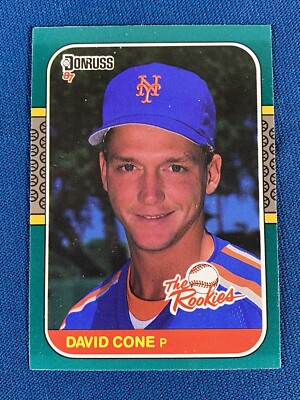 1987 Donruss The Rookies David Cone Baseball Card #35 New York Mets | eBay