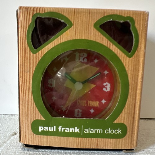Paul Frank Alarm Clock Lightning Heavy Metal Not Julius The Monkey Mint ...
