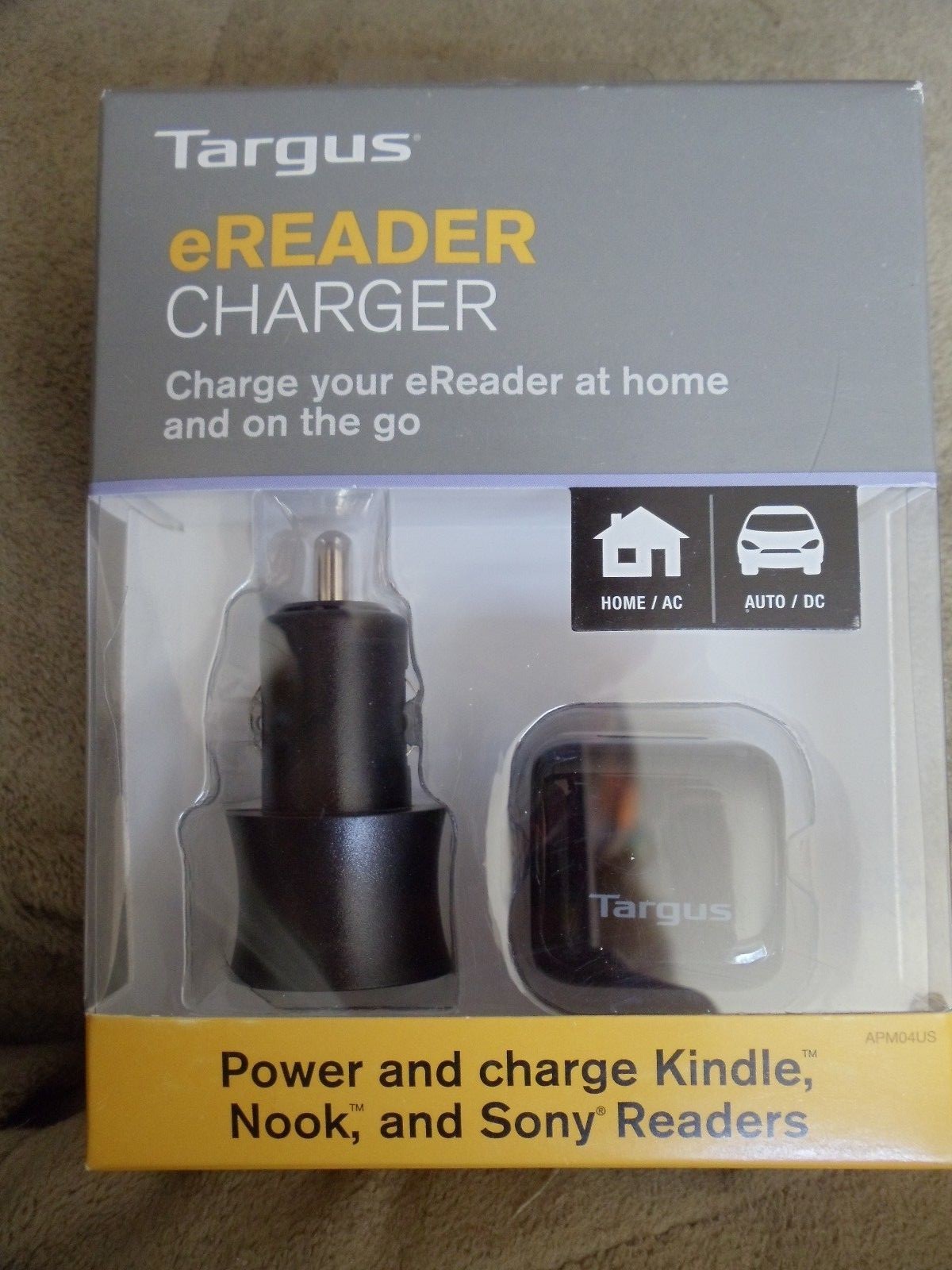 TARGUS EREADER CHARGER FOR KINDLE, NOOK AND SONY READERS APM04US | eBay