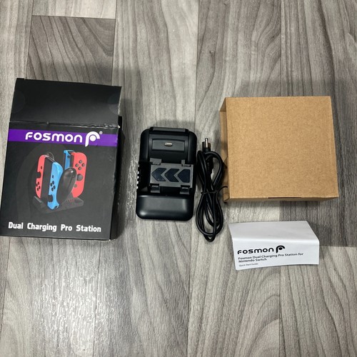 Fosmon Dual Dock Charging Pro Station for Nintendo Switch Controller ...