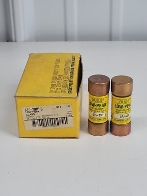 Bussmann LPJ-2SP 2Amp 600Vac Low Peak Class J Fuse BOX OF 2 NEW i11 | eBay