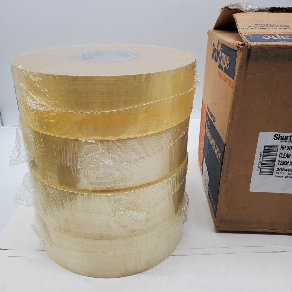 Shurtape HP200 Carton Tape Clear 72Mm X 914M 4 Pack NEW | eBay
