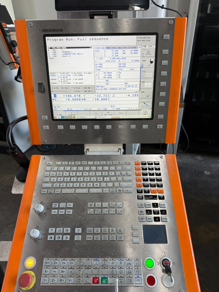 2016 +GF+ MIKRON HPM 450U 5-Axis VMC - 120 Tool Tower & 7 Pallets £90k ...