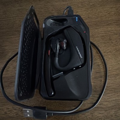 Plantronics (Poly) Voyager PLT 5200 Bluetooth Headset Black with dongle ...