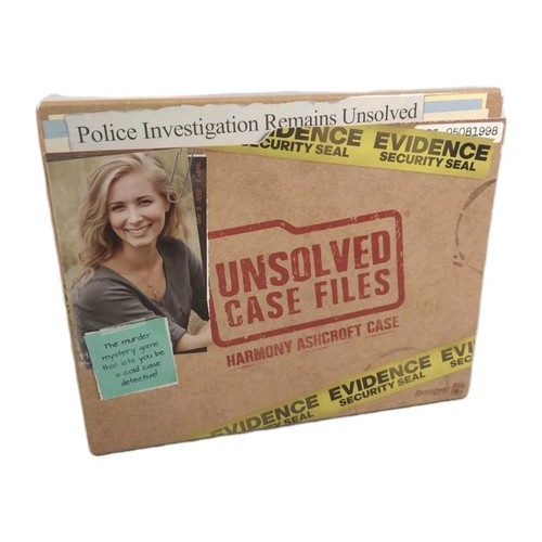Unsolved Case Files Ashcroft Harmony - Murder Mystery Game for sale online | eBay