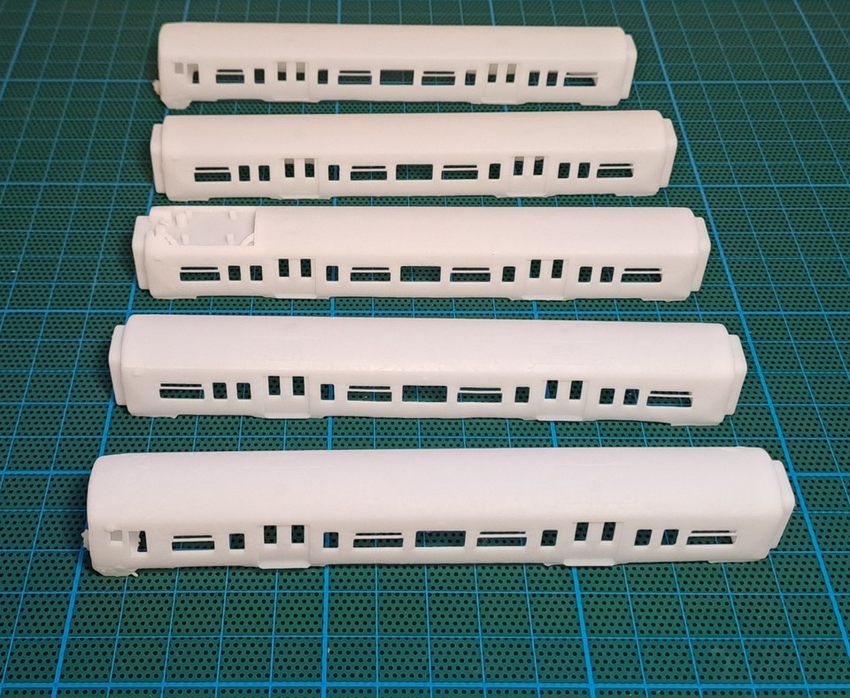 Class 378 Capitalstar 5 Car Bodyshell Set by CMAC Model Railways N ...