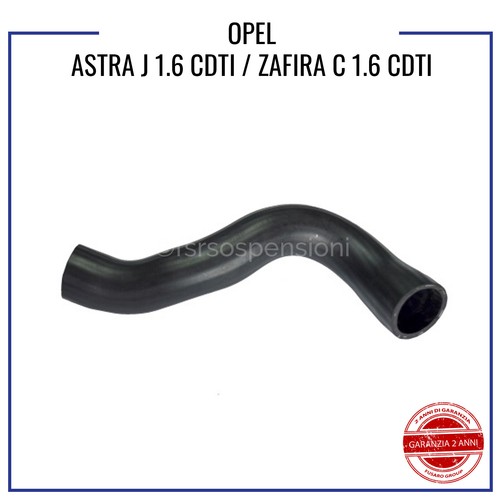 Intercooler Hose Air Tube for Opel Astra J Zafira C 1.6 CDTI 13345556 ...