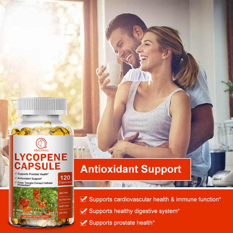 120Pcs Lycopene 20mg Antioxidant Prostate Support Immune & Heart Health ...