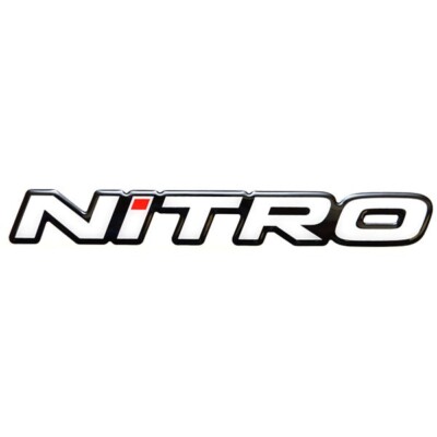 Nitro Boat Raised Decal Sticker 153234 | 5 7/8 x 3/4 Inch White | eBay