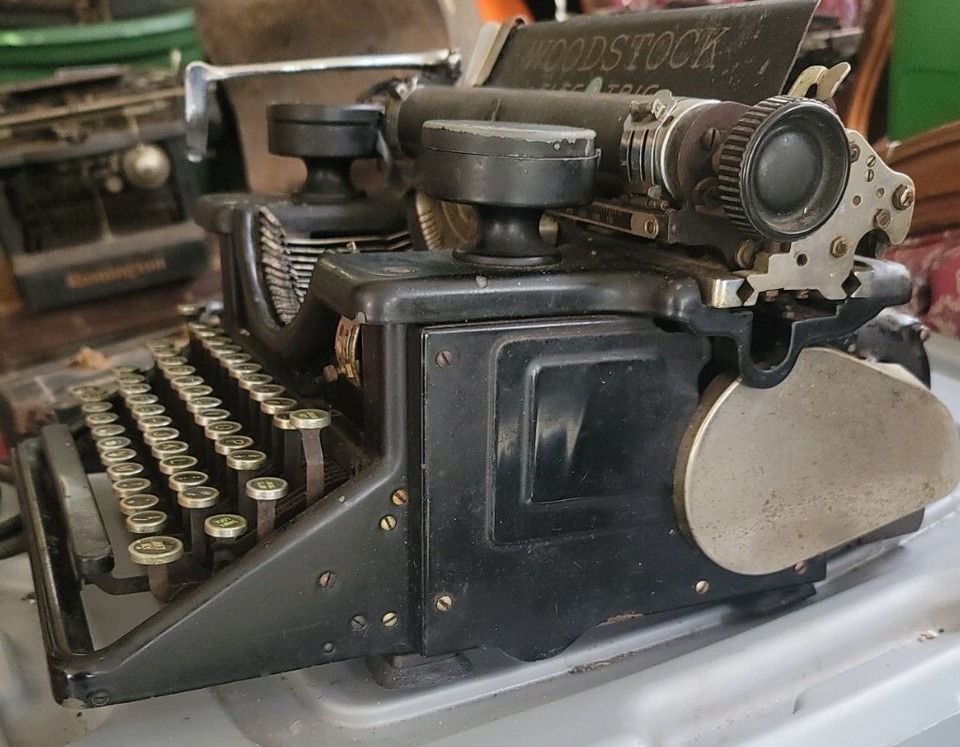 Rare Antique Early Electric Typewriter Woodstock Electric As Found | eBay