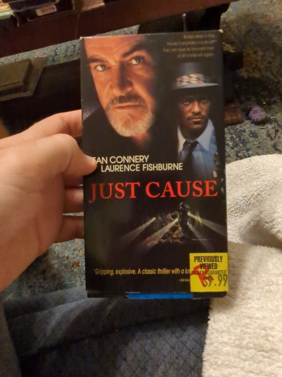 Just Cause VHS Sean Connery Laurence Fishburne | eBay