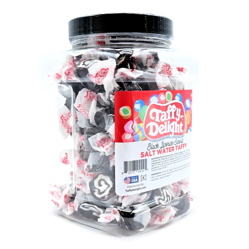 Taffy Delight Salt Water Taffy 16oz Jar - Free Shipping! | eBay