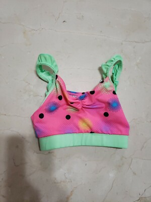 Danskin Freestyle Crop Top Size 4/5 Polka Dots | eBay