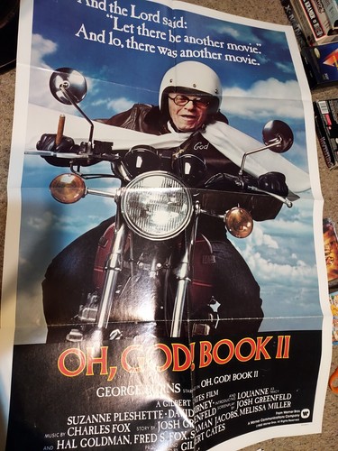 1980 OH, GOD! BOOK II vintage movie poster George Burns Suzanna ...