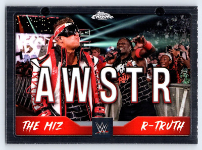 2025 Topps Chrome WWE The Miz R-Truth AWSTR TAG Teams - Awesome Truth ...
