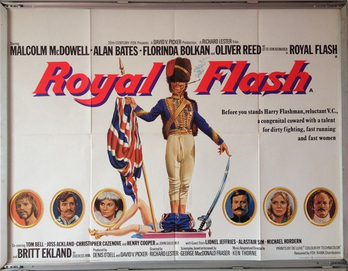 Cinema Poster: ROYAL FLASH 1975 (Quad) Malcolm McDowell Alan Bates ...
