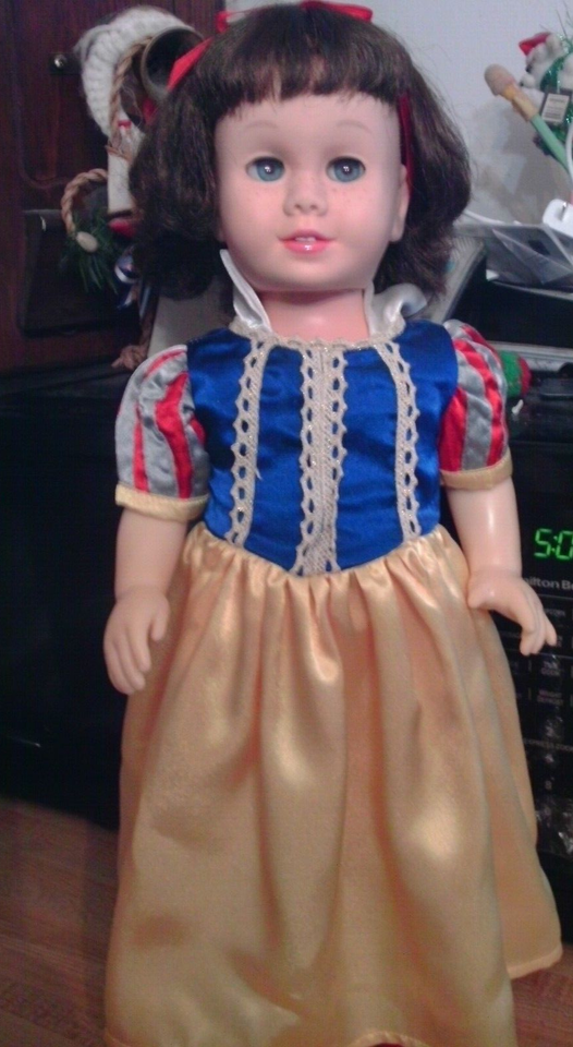 Vintage Chatty Cathy Doll Princess Snow White Disney Style OOAK Fairy ...