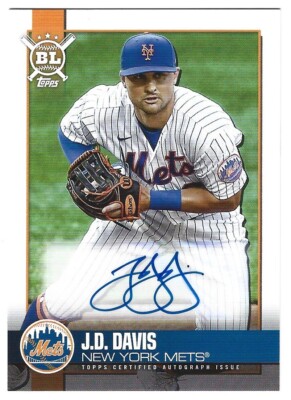 2021 Topps Big League J.D. Davis Autograph Auto #BLA-JD - New York Mets ...