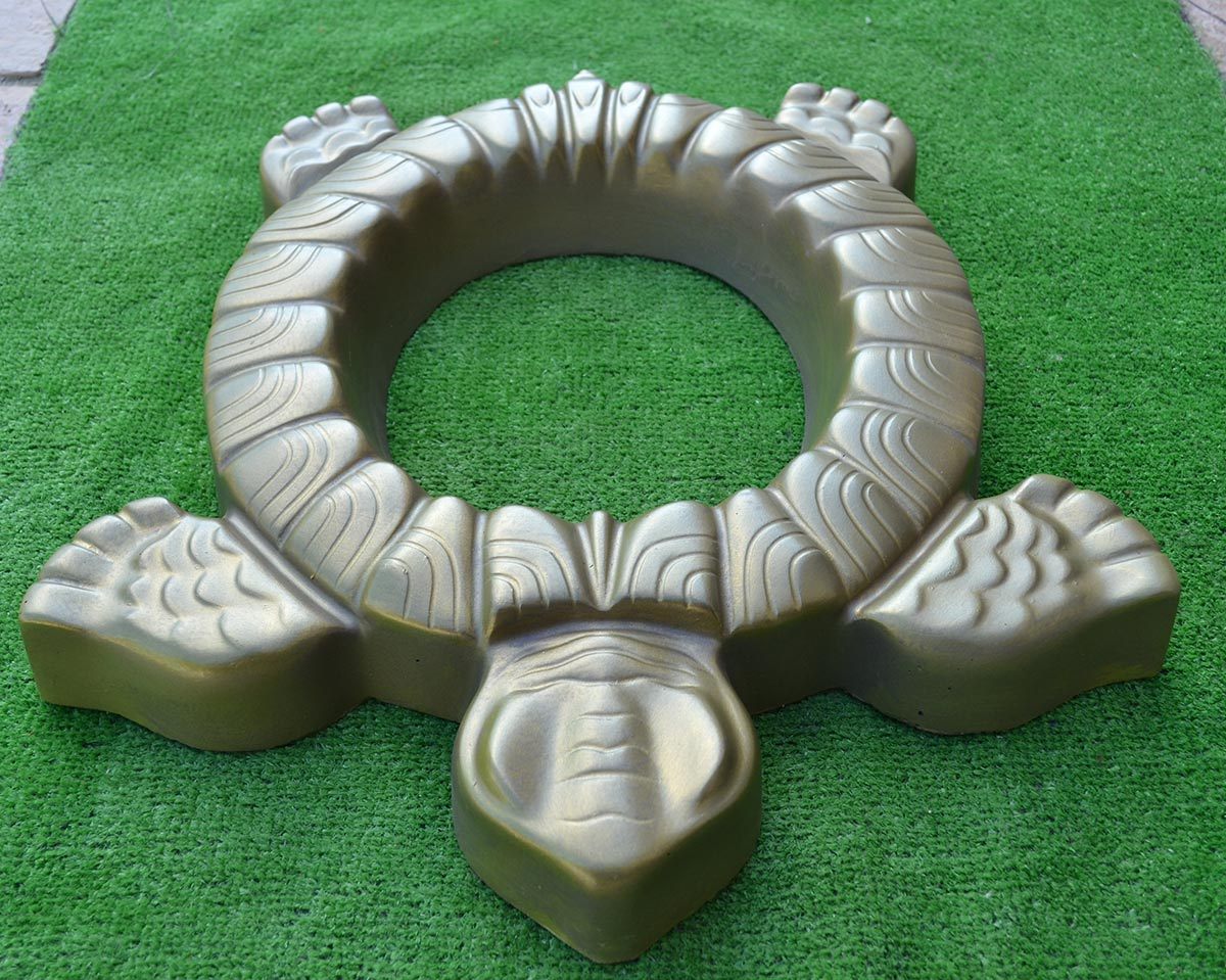BIG 20″TURTLE Tortoise MOLD Decorative FLOWER GARDEN CONCRETE Mould # ...