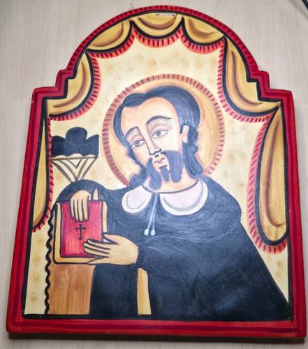 San Ignacio de Loyola Retablo Signed by Nocholas Otero 2012 | eBay