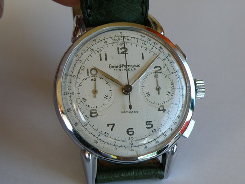 Girard Perregaux Chrono Rotate Column Valjoux 22 Oversize 37 6 MM All Signed EBay Girard Perregaux Chrono Rotate Column Valjoux 22 Oversize 37 6 MM All Signed EBay