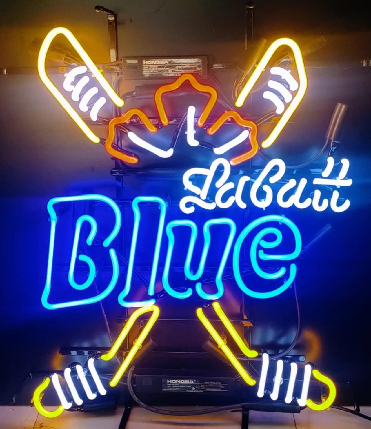 LABATTS BLUE NEON Light Sign 20"x24” Eco friendly | eBay