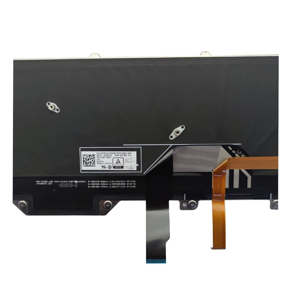 New Genuine US Backlit Keyboard For Dell ALIENWARE 17 R4 R5 M17 R4 ...