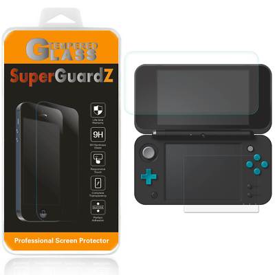 Nintendo 2DS XL Screen Protector Guard (Top Tempered Glass + Bottom PET ...