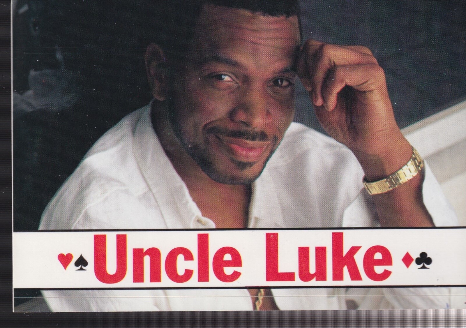uncle Luke postcard/sticker promo 1996 Luther Skywalker 2 live crew ...