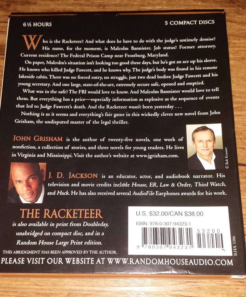 The Racketeer by John Grisham (2013, CD, Abridged) 9780804148931| eBay