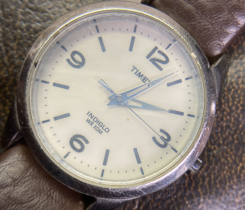 Timex Weekender Watch 32mm Silver Tone Indiglo New Battery Working FIne ...