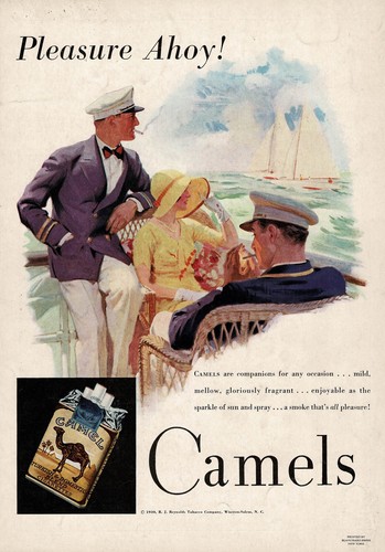 1930s BIG Vintage Nautical Boating Sailing Fashion Art Original Print ...