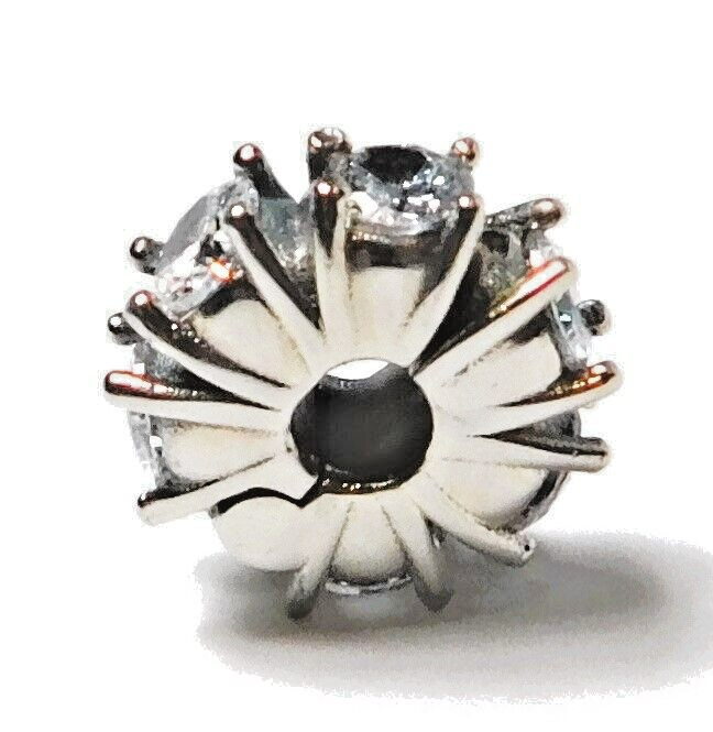 Authentic Pandora Charm, Long Pronged Sparkling Clip, #790046C01 | eBay