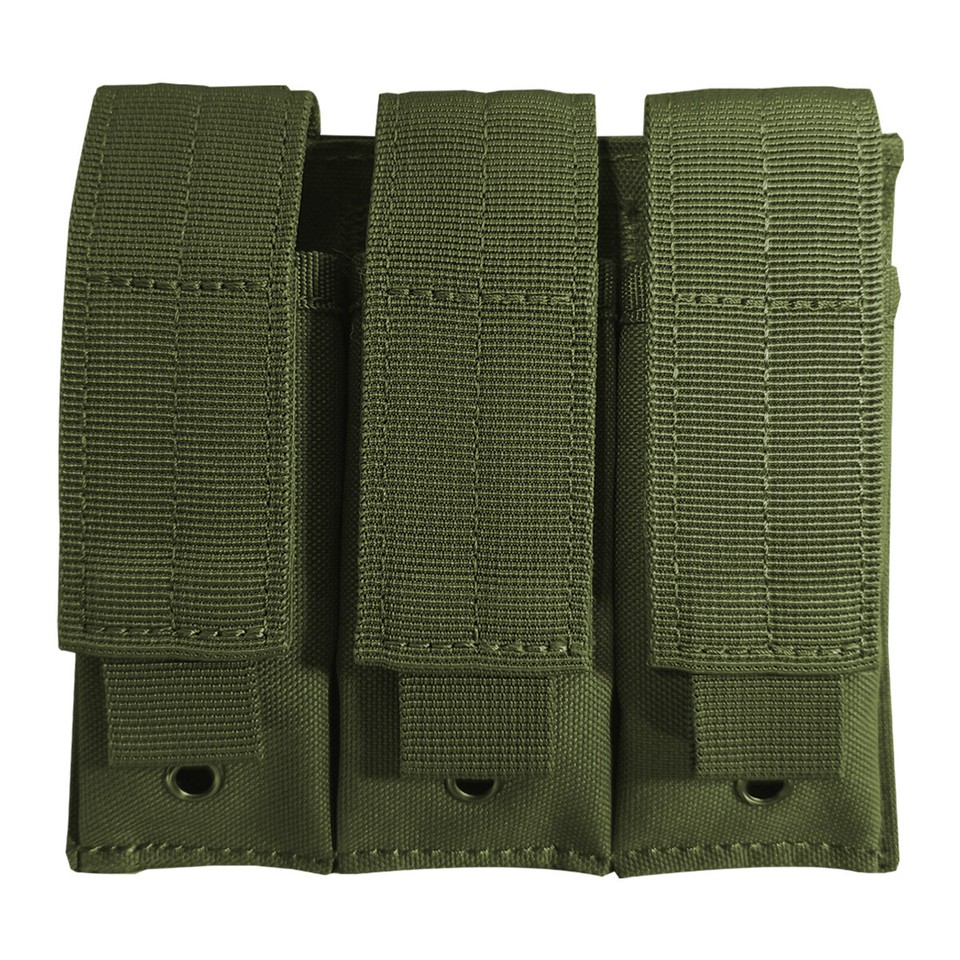 Military Tactical MOLLE Triple Magazine Pouches Triple Army Shooting ...