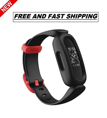 Fitbit Ace 3 Activity-Tracker for Kids 6+ One Size, Black | eBay