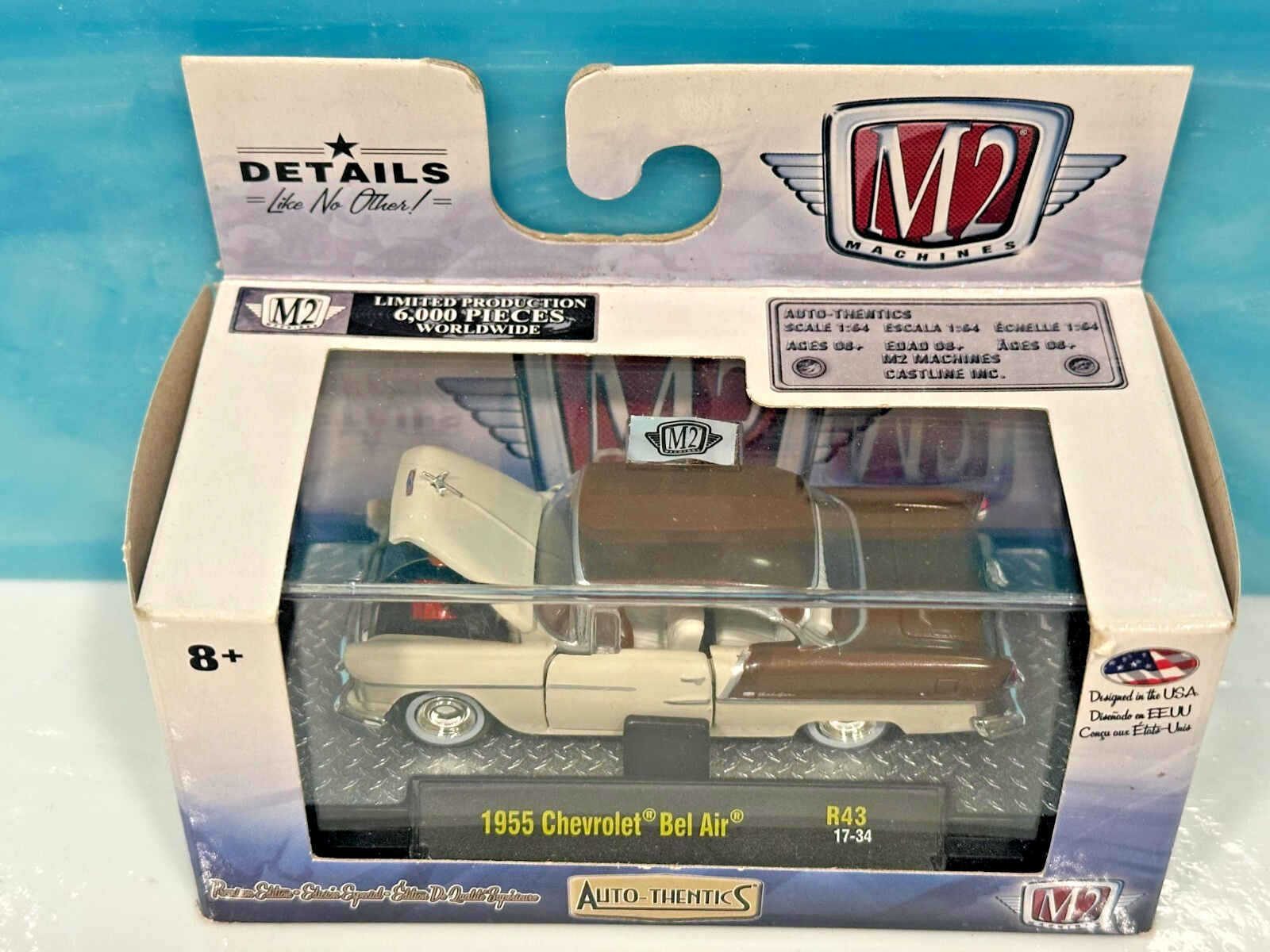 Chevrolet Bel Air, 1955, Chevy Belair, M2 Machines Auto-Thentics ...