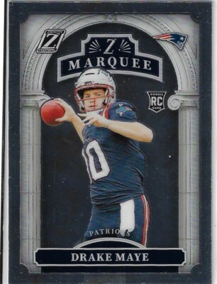 2024 Zenith - Drake Maye - Z Marquee - 3 - New England Patriots ...