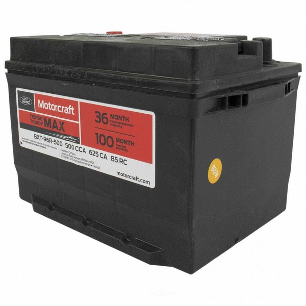 Vehicle Battery-Tested Tough Max Battery Motorcraft BXT-96R-500 for ...