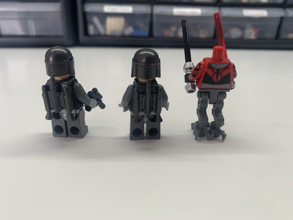 Lego Star Wars 2x Maul Mandalorian Super Commandos + 4 CAC Commandos ...