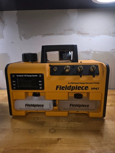 Fieldpiece VP67 6 CFM Dual Stage Vacuum Pump | eBay