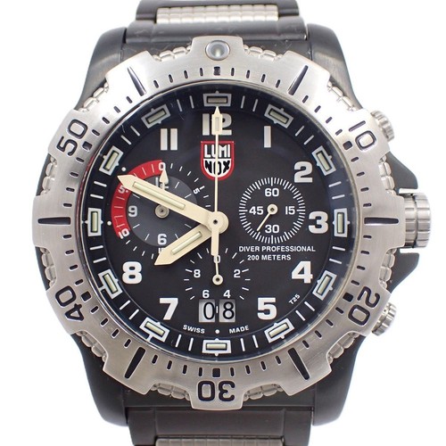 Luminox Navy Seals Ultimate Chronograph Quartz Men'S Watch Black Dial ...